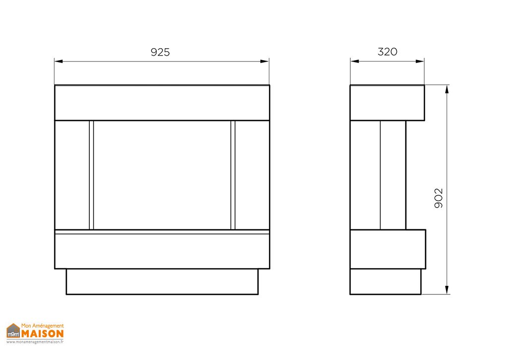 Cheminée Électrique Décorative Avalone – H 90 cm (Pls Coloris) - Dimplex