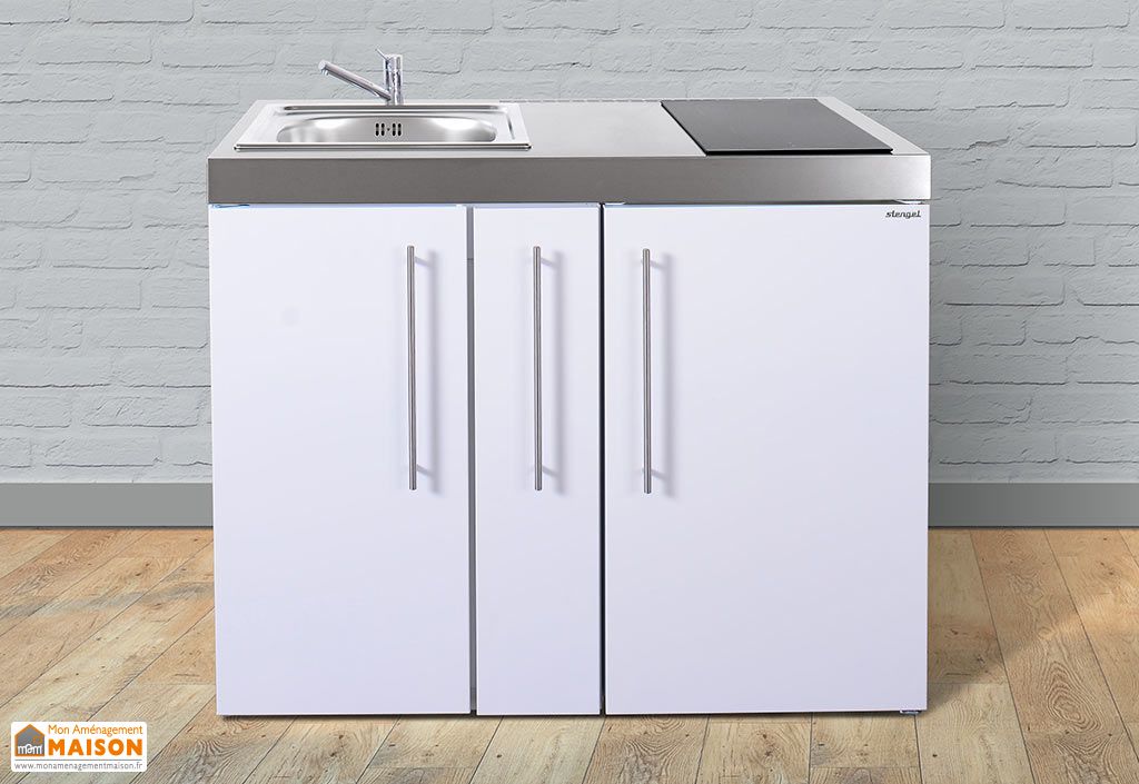 Mini-Cuisine avec Frigo et Plaques Inductions 110cm MP110A - Mini ...