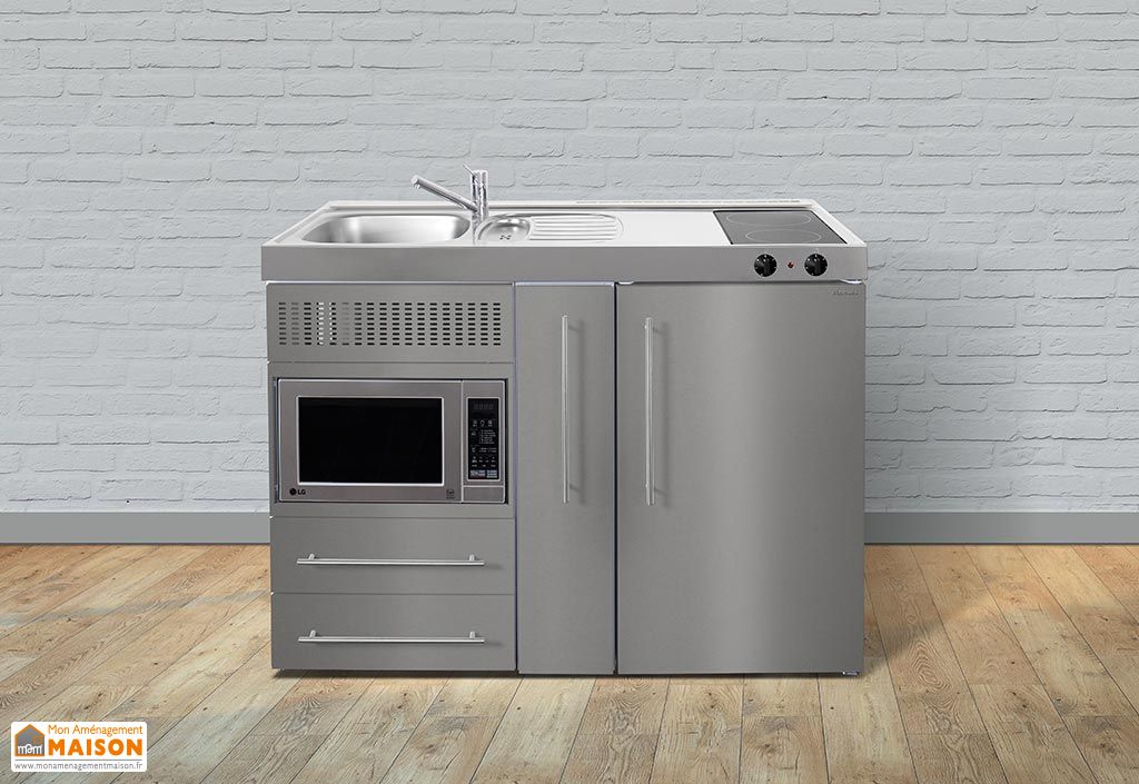 Mini-Cuisine Inox avec Micro-Ondes MPMES120 - Stengel