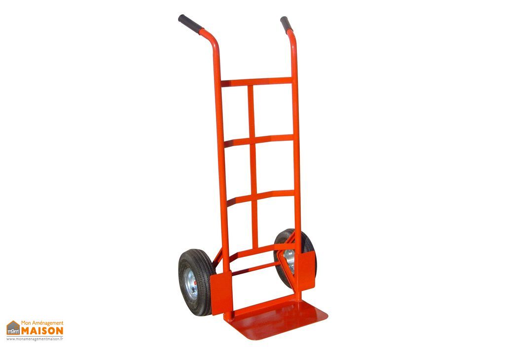 Diable de Transport avec Roues Gonflées + Pelle Fixe - Elem Technic