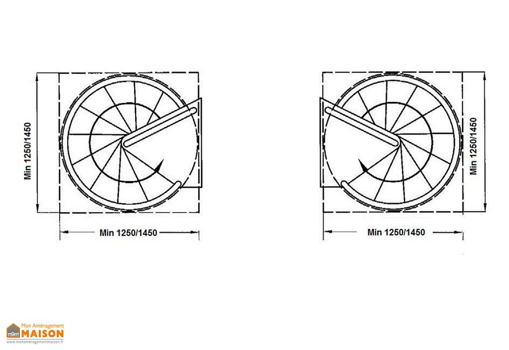 Escalier Colimaçon en Hêtre et Métal Flamenco - Levigne