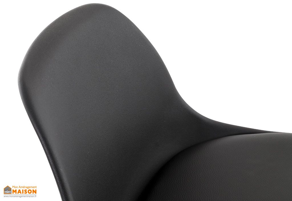 Tabouret Haut en Métal et ABS Suki Noir - Kokoon Design