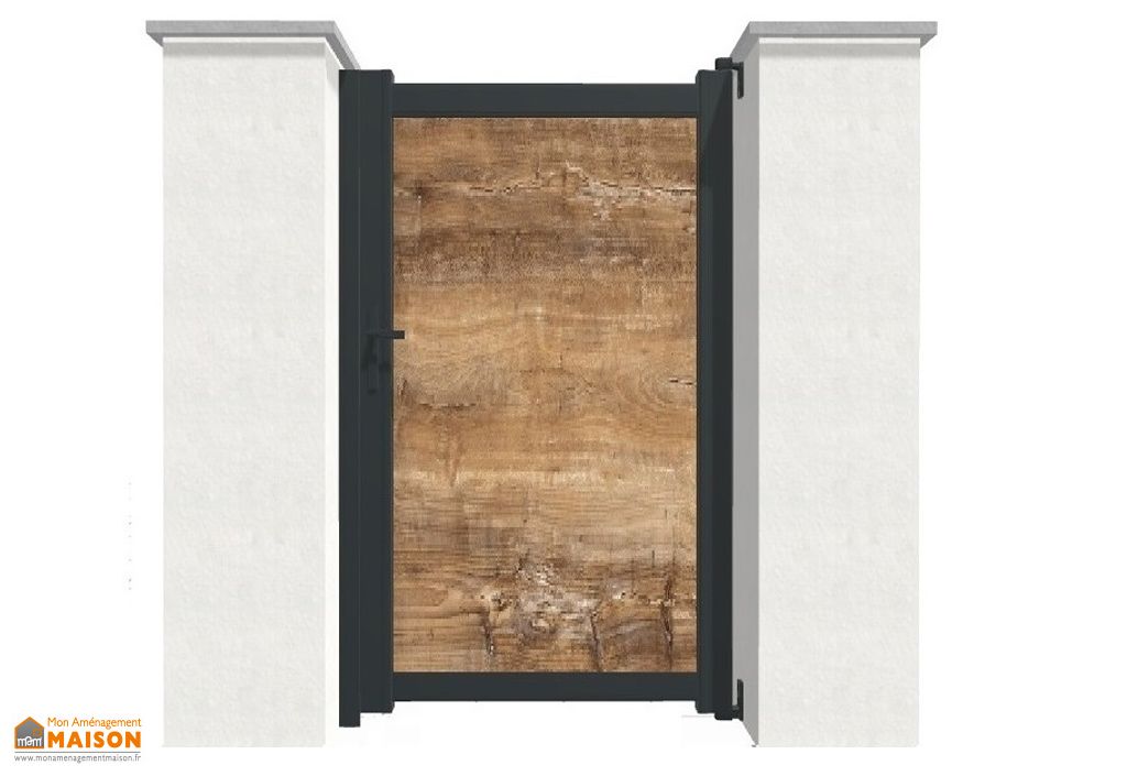 Portillon de jardin en alu, bois et PVC – Mon Aménagement Maison