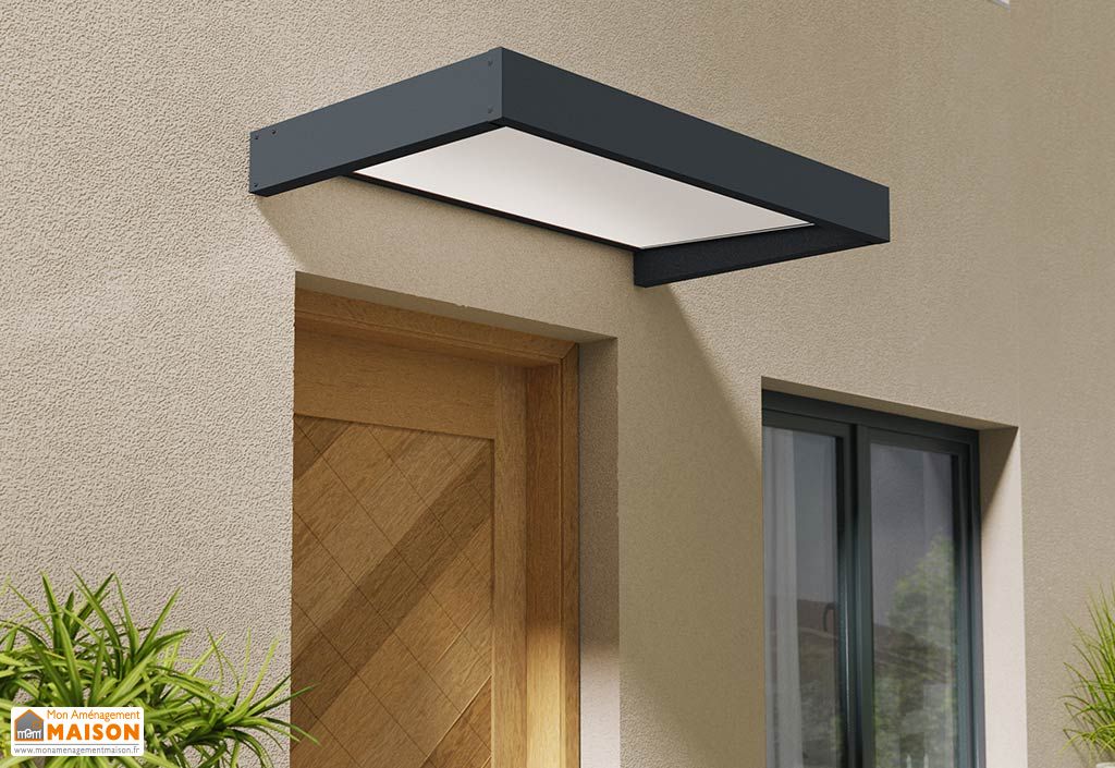 Marquises modernes en aluminium, auvents pour porte d'entrée - Mon ...