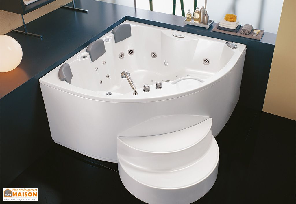 Baignoire Balnéo d'Angle Gaia - Kolpa