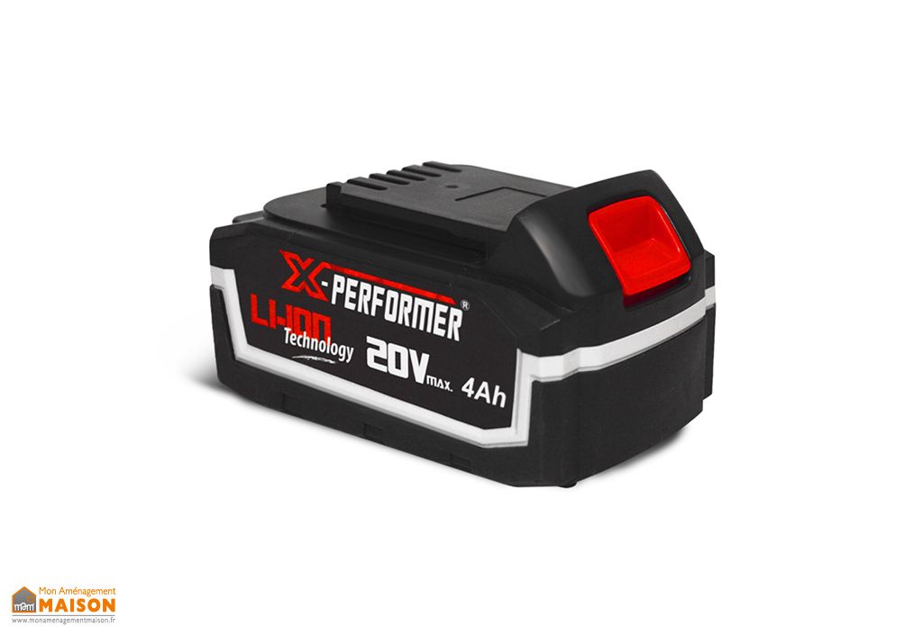 Batterie lithium 20 V / 4 Ah pour outillage X-Performer - X-PERFORMER