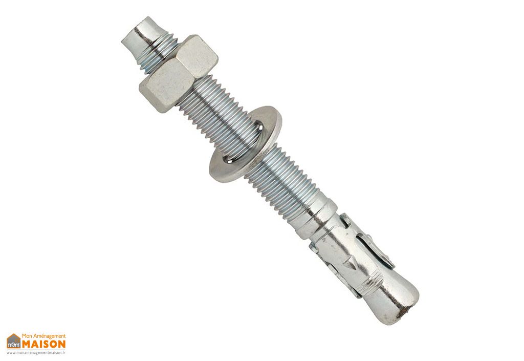 Lot de 4 chevilles à frapper pour garde-corps Dieda – fixation béton ...