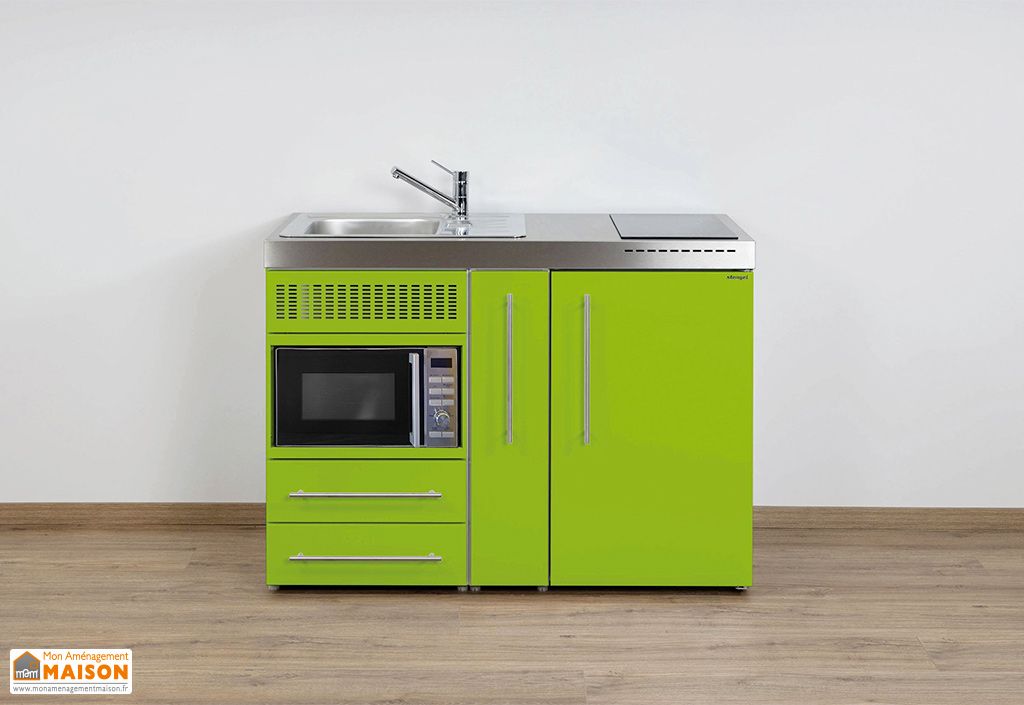 Kitchenette pour studio avec induction micro-ondes et épicier MPM120A ...