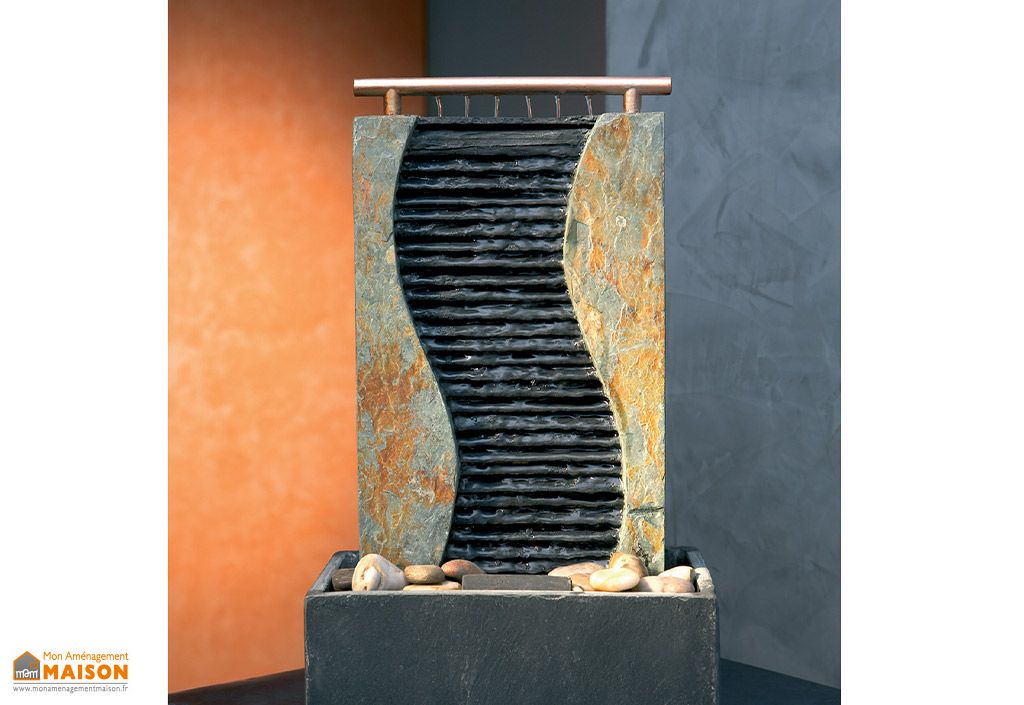 Fontaine à eau décorative d'intérieur Guan - 25 x 16 x 43 cm - Seliger