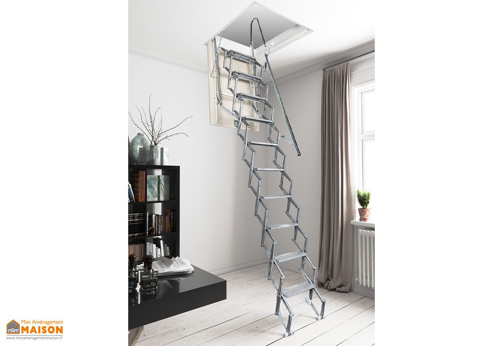 Escalier escamotable en aluminium 276 à 300 cm – Aci Alluminio ...
