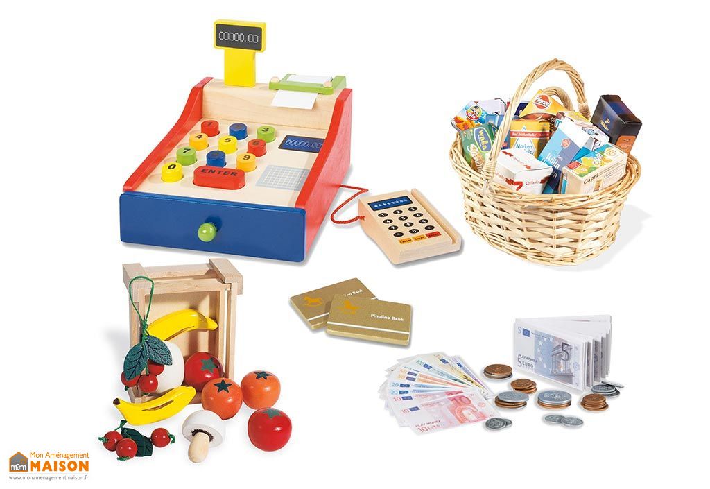 Jeu de marchande, marchande en bois - Mon Aménagement Maison