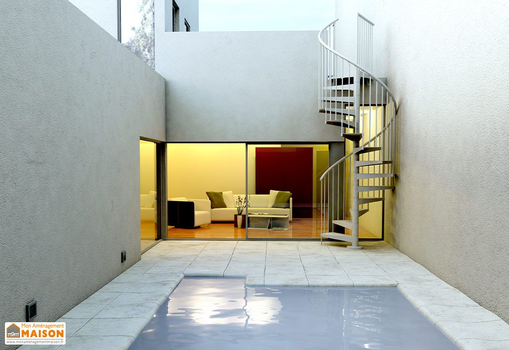 Escalier en colimaçon et escalier hélicoïdal – Mon Aménagement Maison