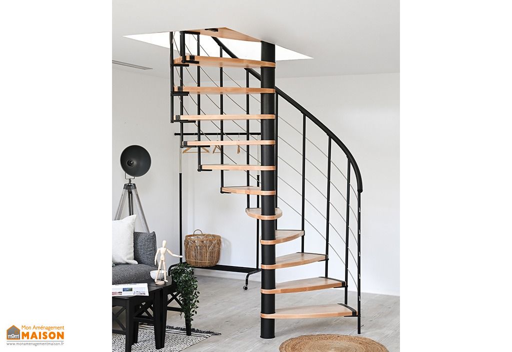 Escalier en colimaçon et escalier hélicoïdal – Mon Aménagement Maison