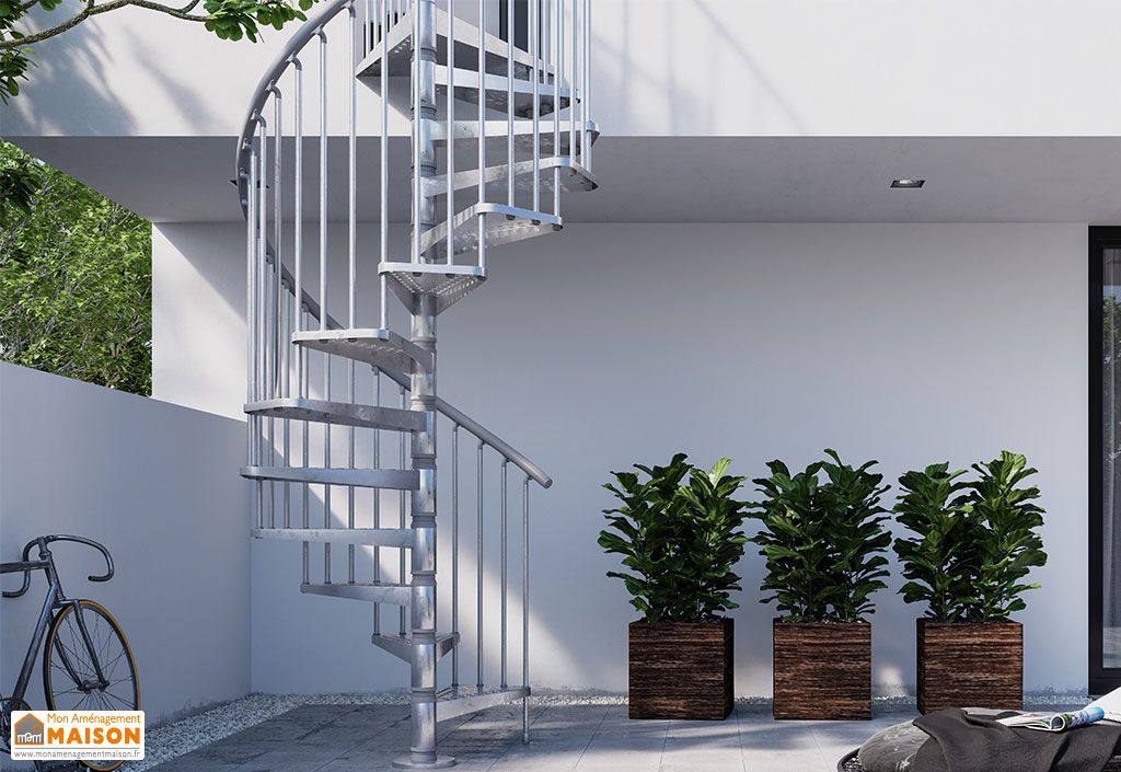 Escalier en colimaçon et escalier hélicoïdal – Mon Aménagement Maison