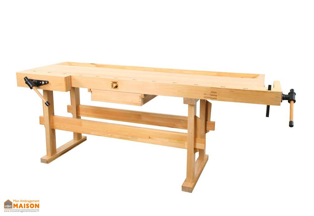 Établi en bois, établi de garage, établi mobile et pliant – Mon ...