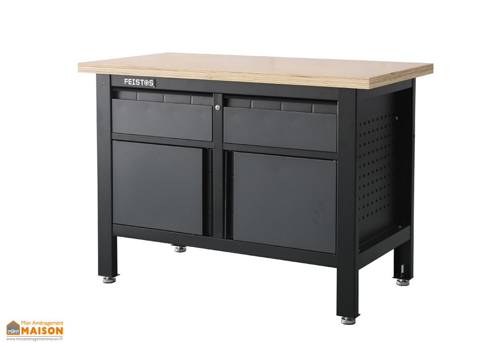 Établi en bois, établi de garage, établi mobile et pliant – Mon ...