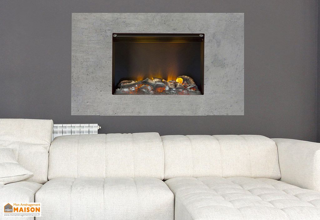 Foyer Décoratif Électrique Mural Nissum L 88 x 69 cm - Dimplex