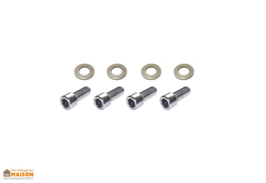 40 vis + rondelles pour profil de jonction ou rive - 16 mm - Dhaze