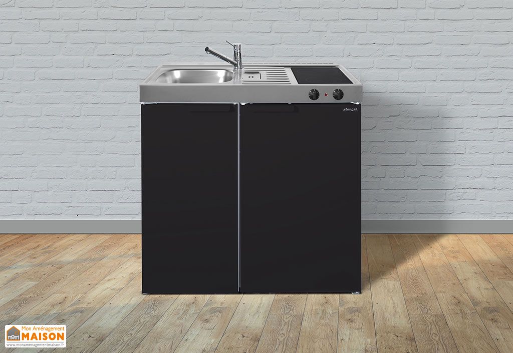 Mini-Cuisine avec Réfrigérateur et Vitrocéramique MK90 (Pls couleurs ...