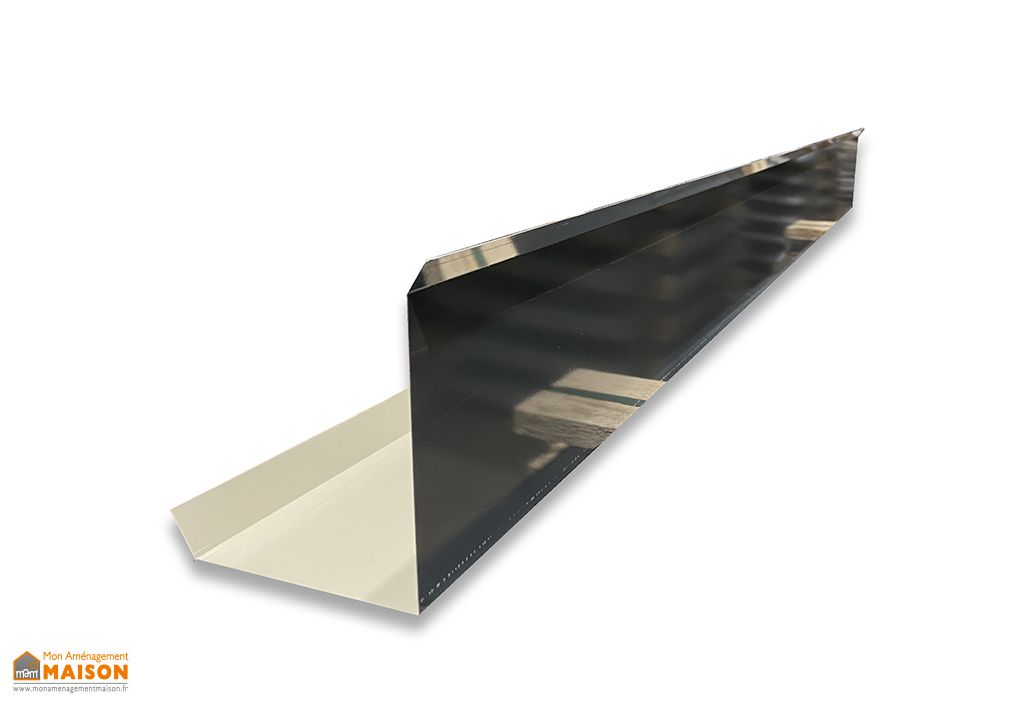 Rive pour panneau de toiture en acier imitation tuiles – 2,10 m - Dhaze