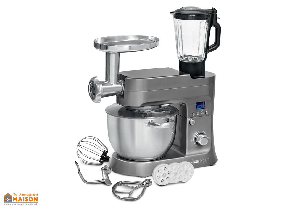 Robot de cuisine multifonction 4 en 1 – 1200 W - Clatronic