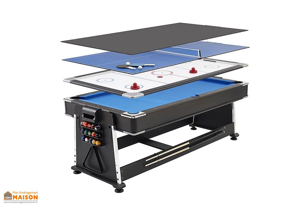 Table multi jeux 4 en 1 Olimpus – 213 x 112 x 81 cm - Devessport