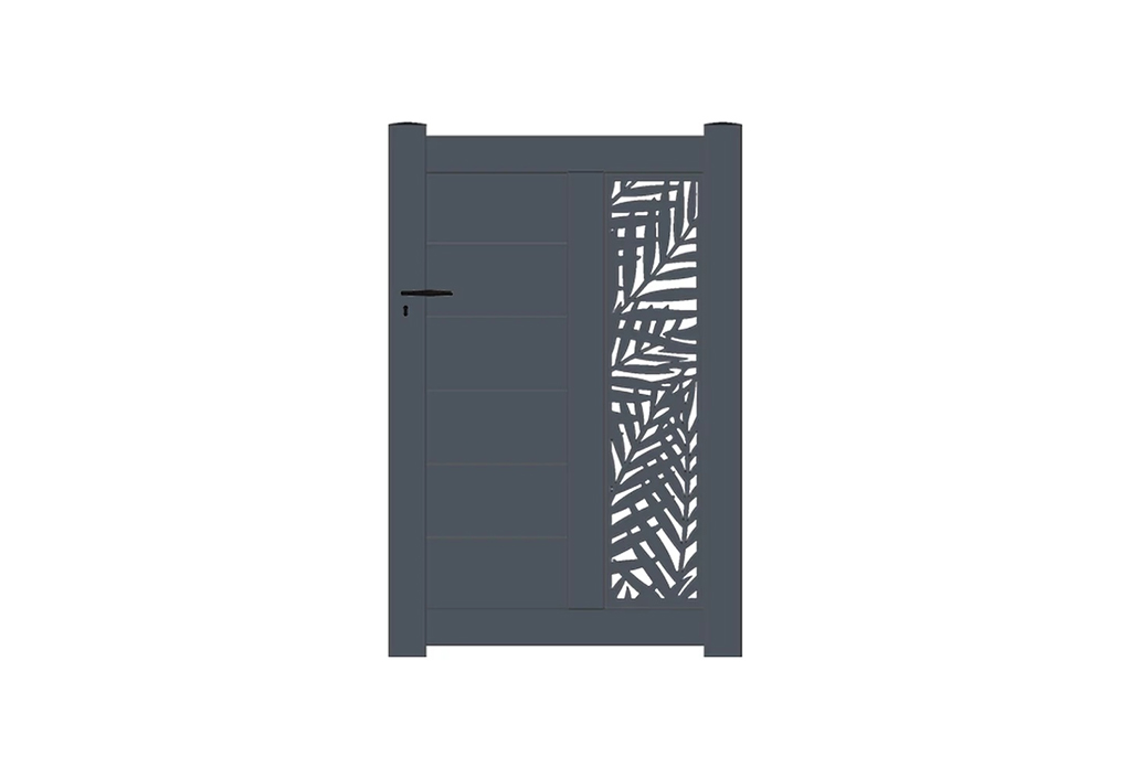 Portillon de jardin en alu, bois et PVC – Mon Aménagement Maison